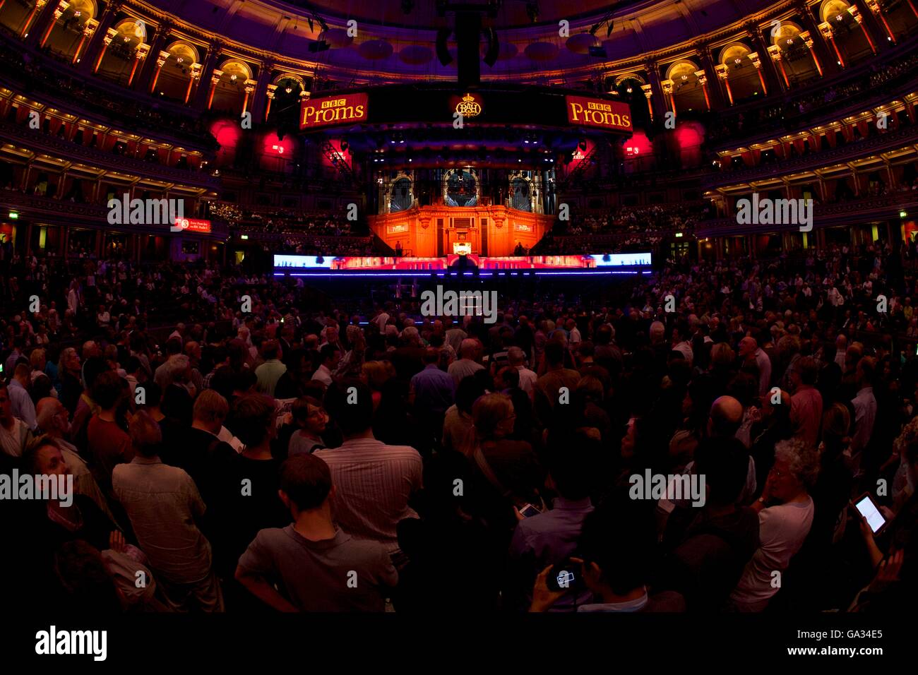BBC Proms 2013, Interior of Royal Albert Hall, Kensington, London ...