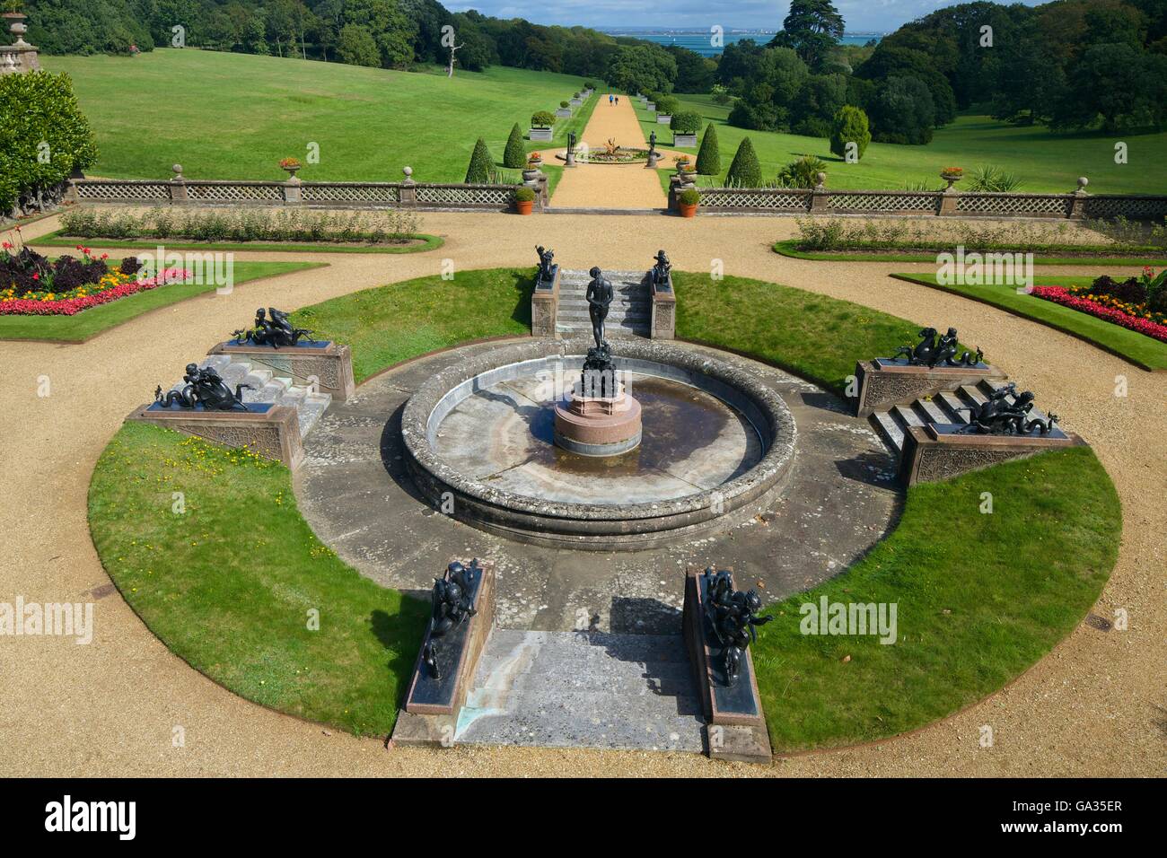 Osborne house isle of wight garden hi-res stock photography and images ...