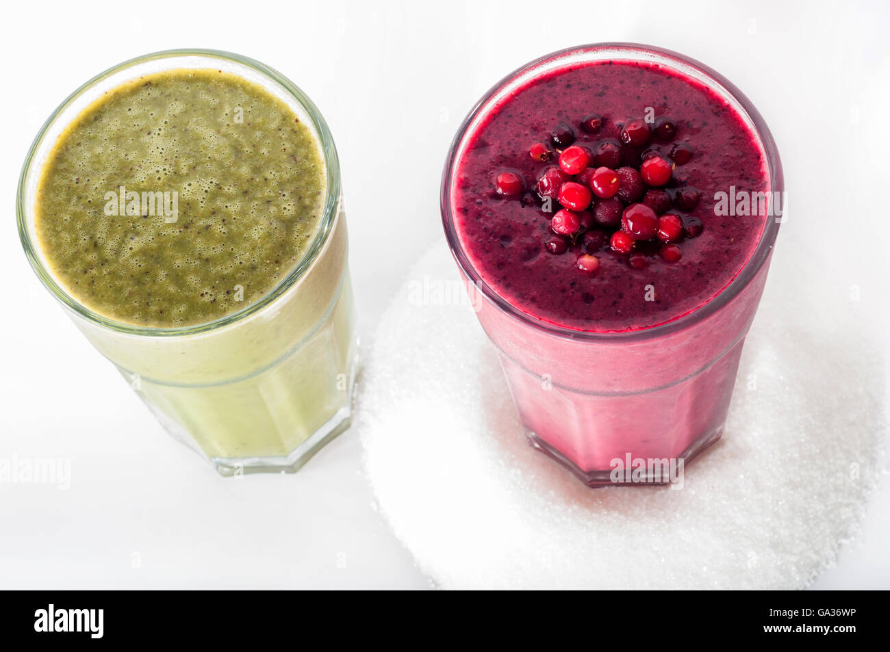 Strawberry yogurt smoothy hi-res stock photography and images - Alamy