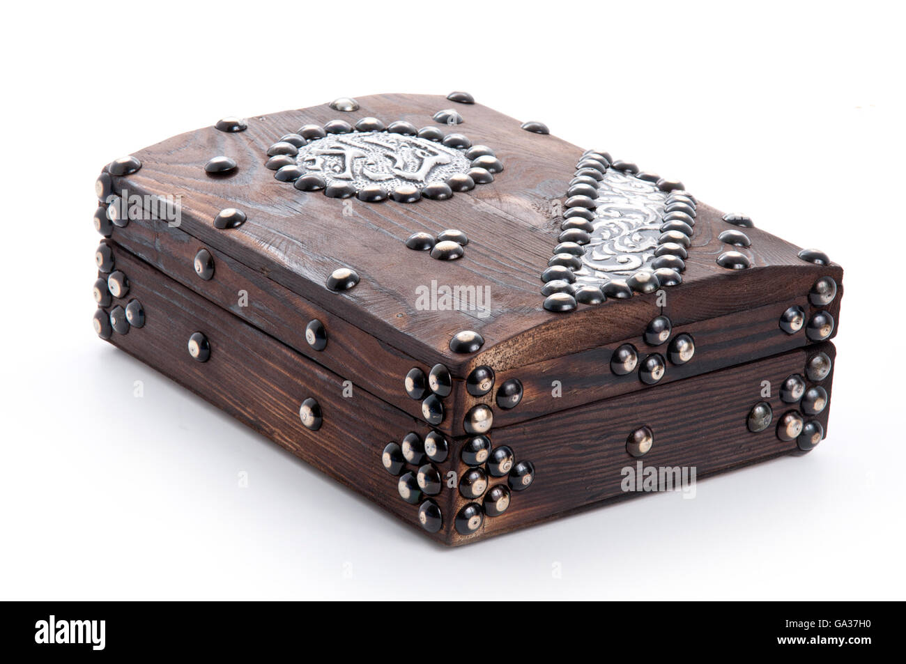 Closed Quran Box Isolated on White Background Stock Photo - Alamy