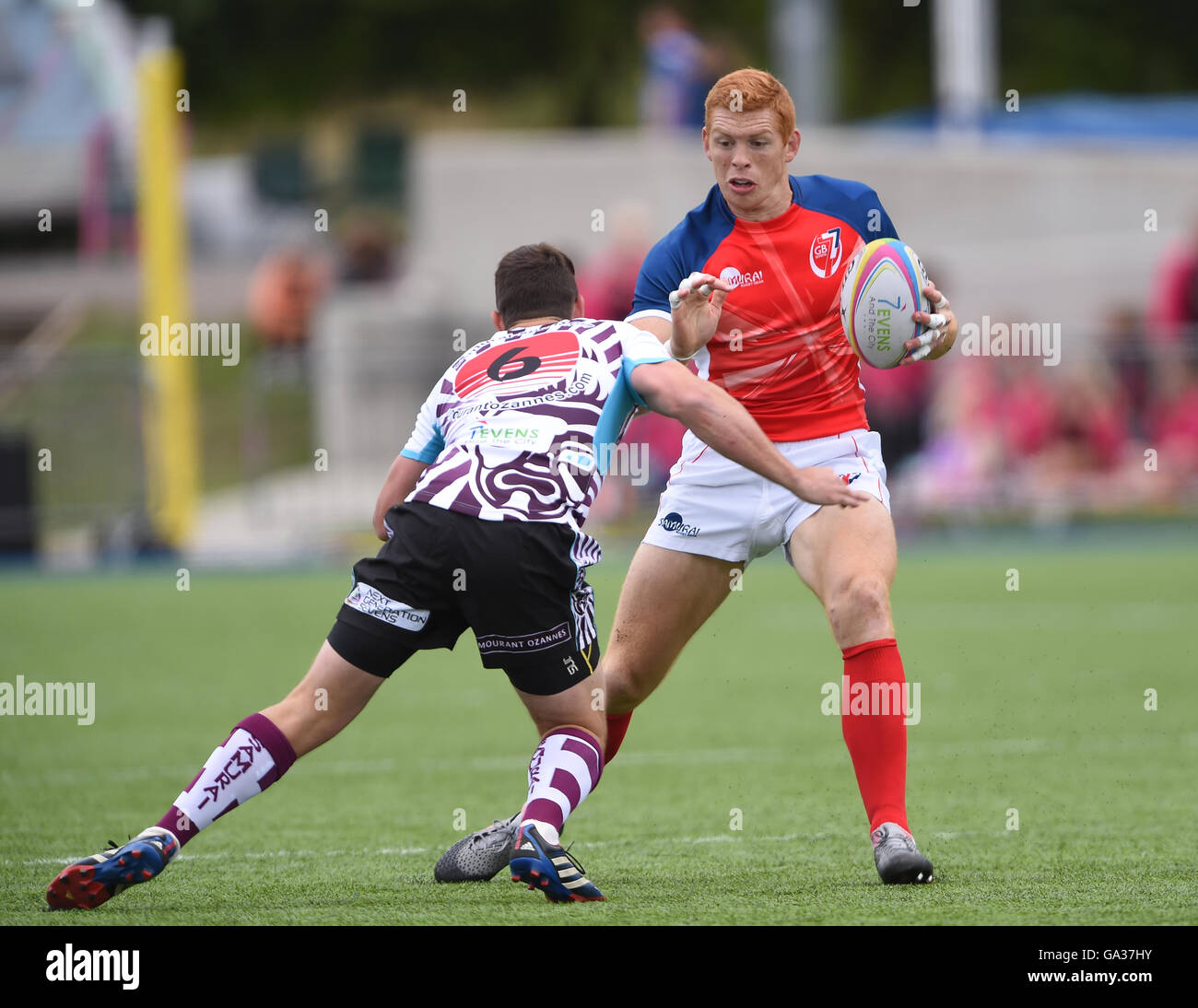 Team GB's James Rodwell in action during the Sevens and The City at ...