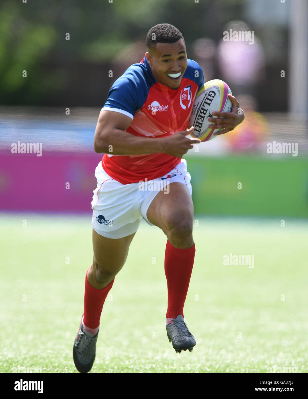 Team GB's Marcus Watson in action during the Sevens and The City at ...