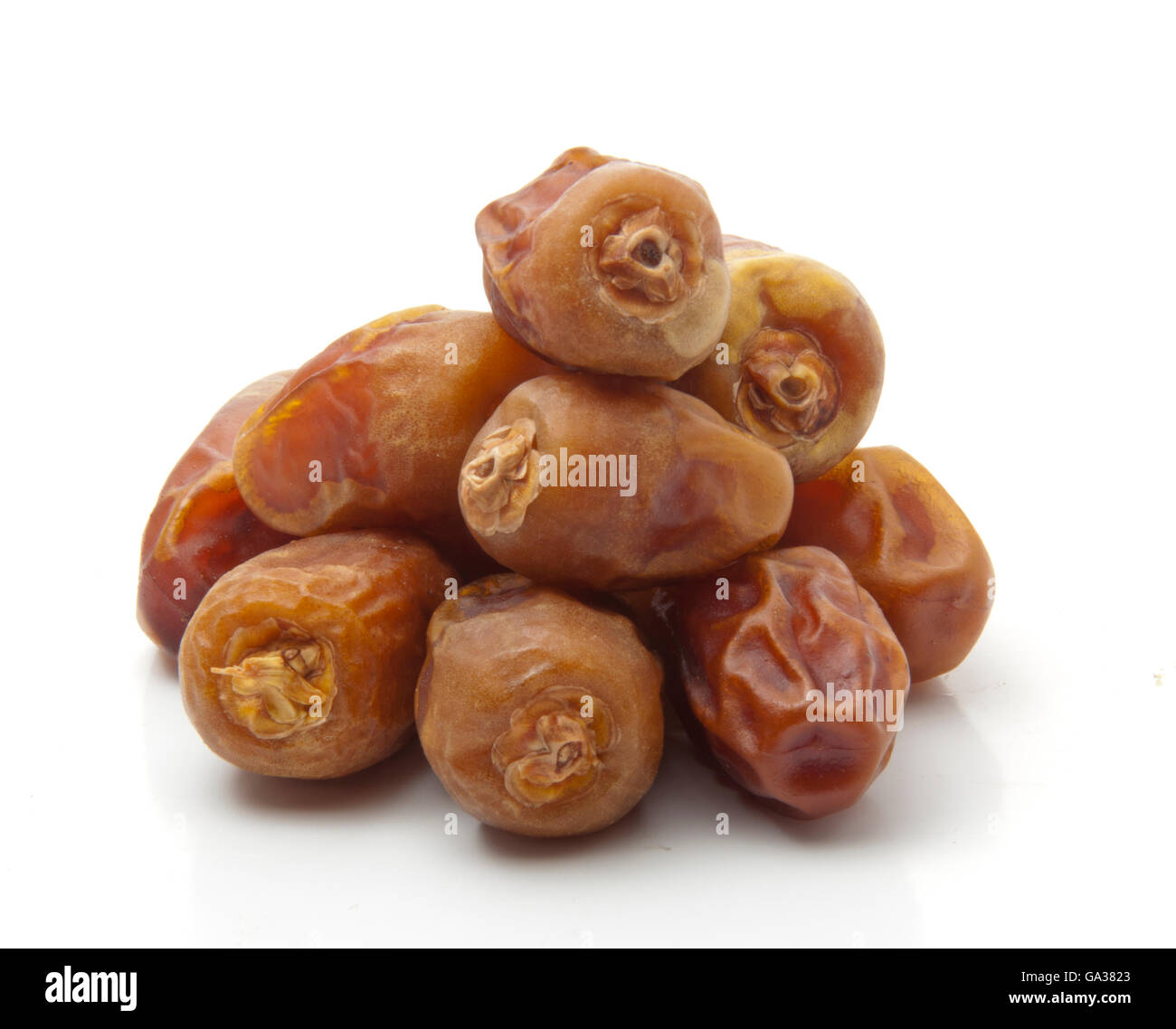 Fresh Arabian Dates Isolated on White Stock Photo - Alamy