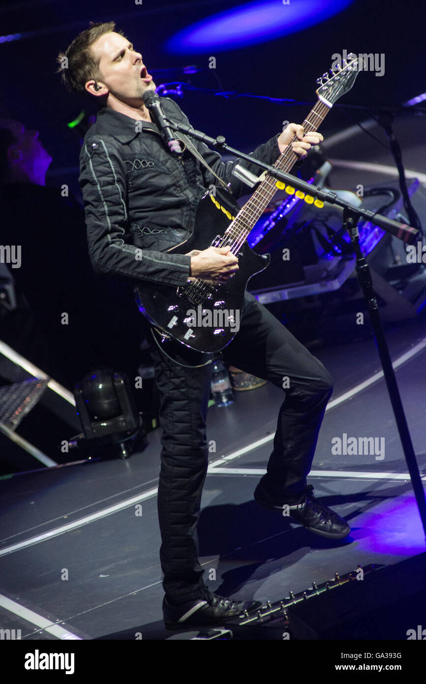 Assago Milan Italy. 14th May 2016. The English rock band MUSE performs ...