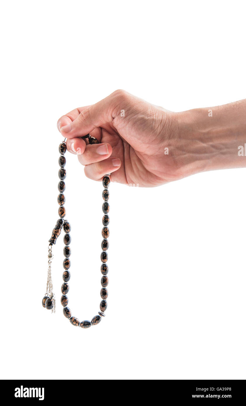 Subha muslim prayer beads Cut Out Stock Images & Pictures - Alamy