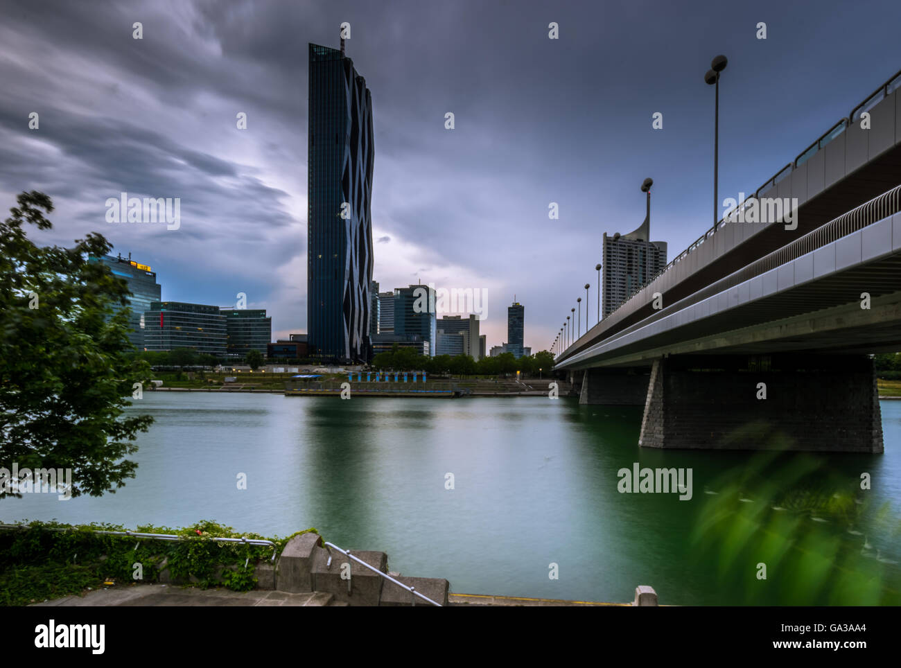 Donau city, Vienna Stock Photo - Alamy