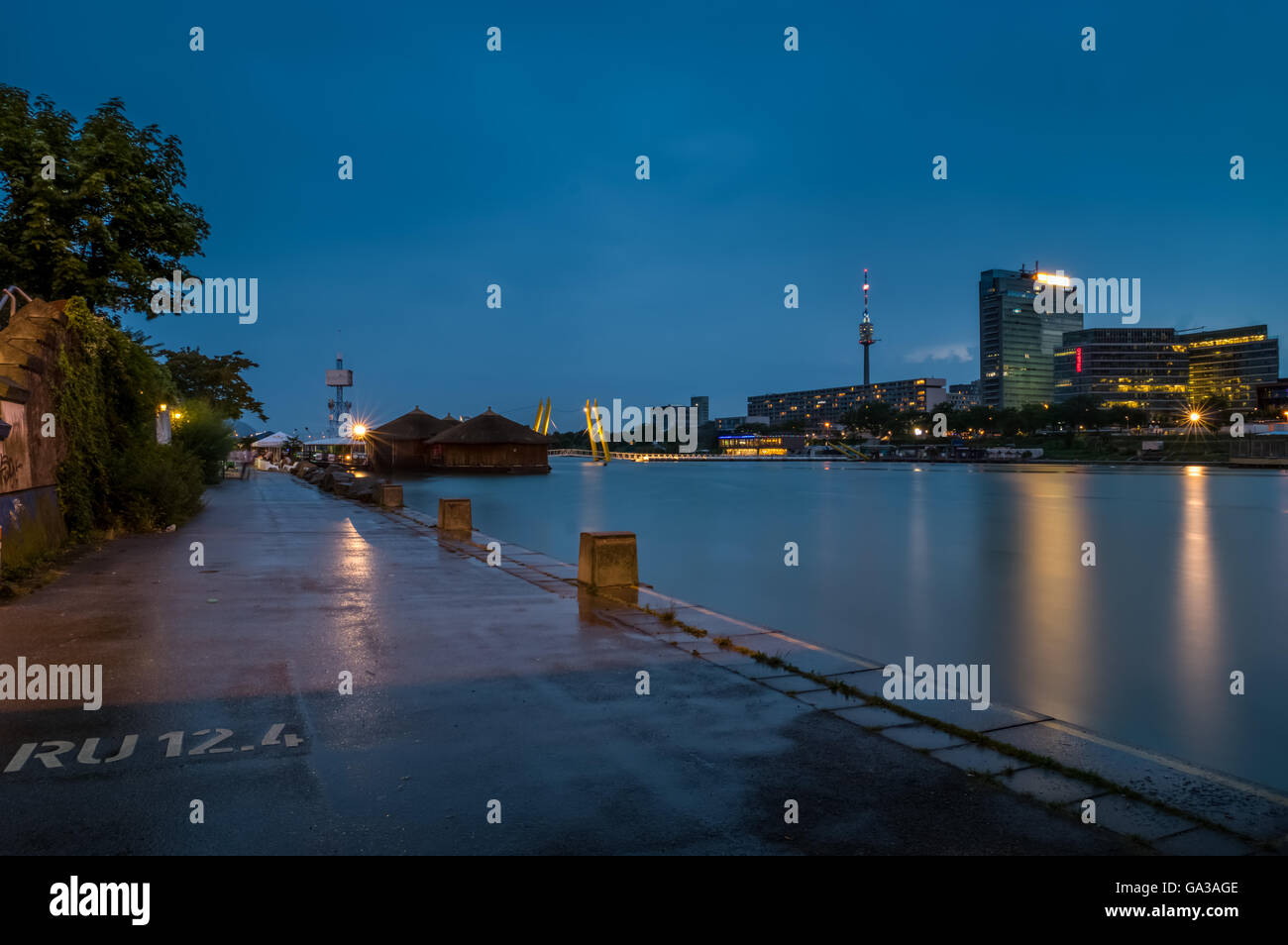 Donau city, Vienna Stock Photo - Alamy