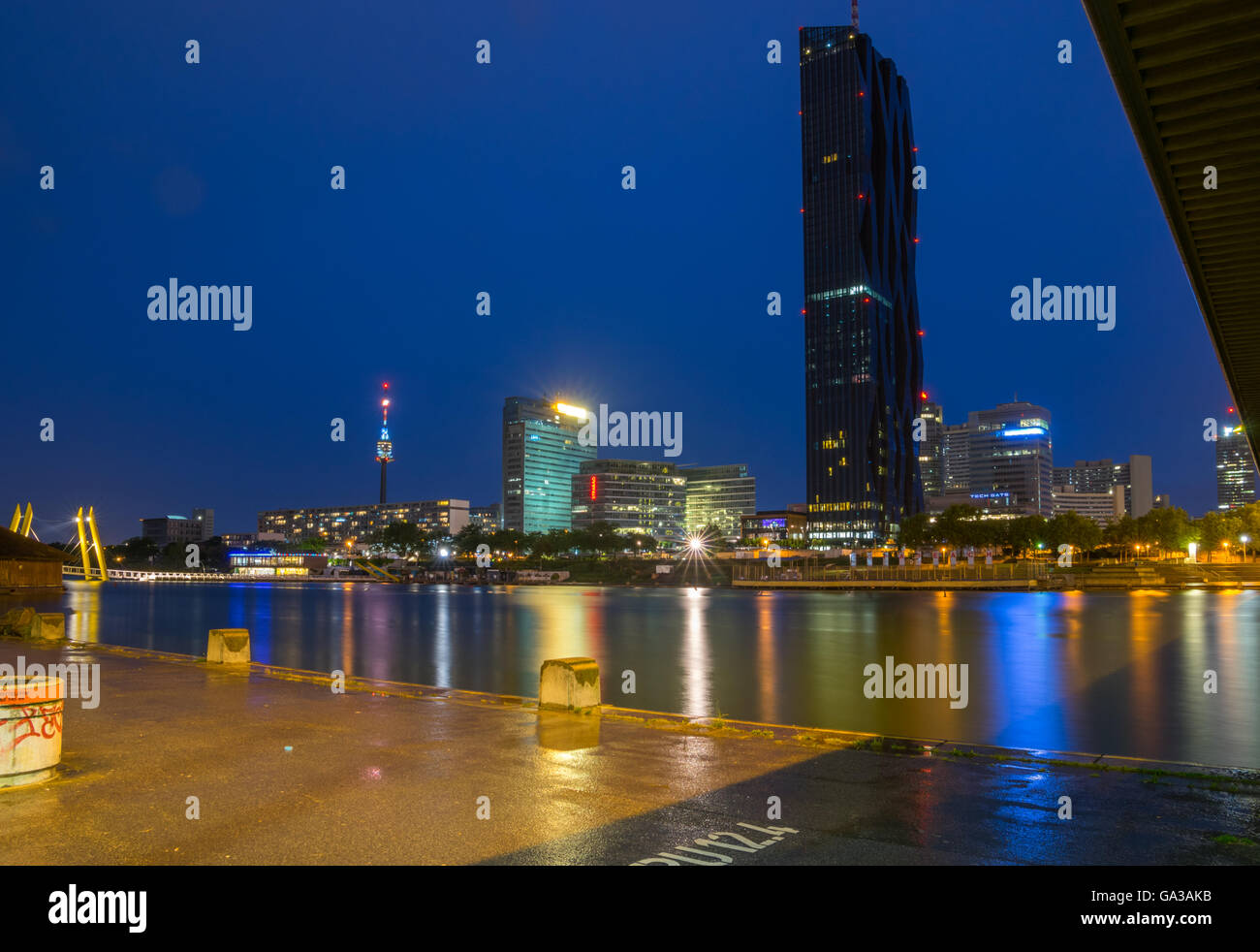 Donau city, Vienna Stock Photo - Alamy