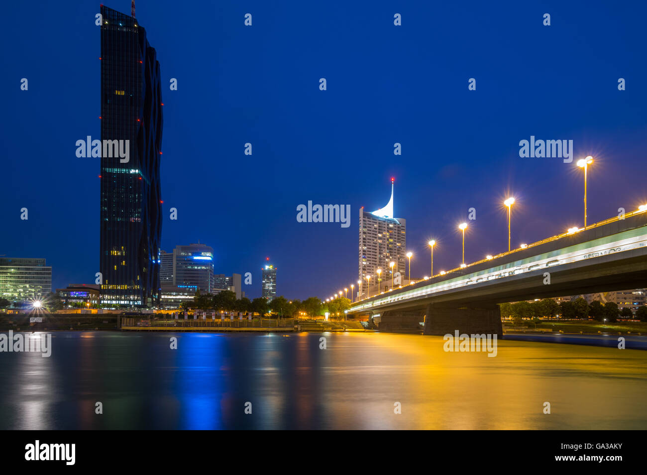 Donau city, Vienna Stock Photo - Alamy