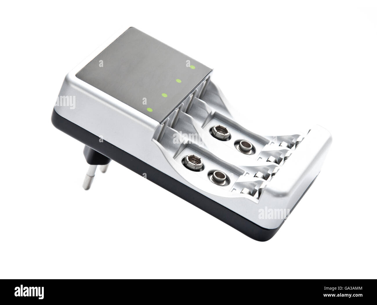 Electric Battery Charger Isolated on White Background Stock Photo - Alamy