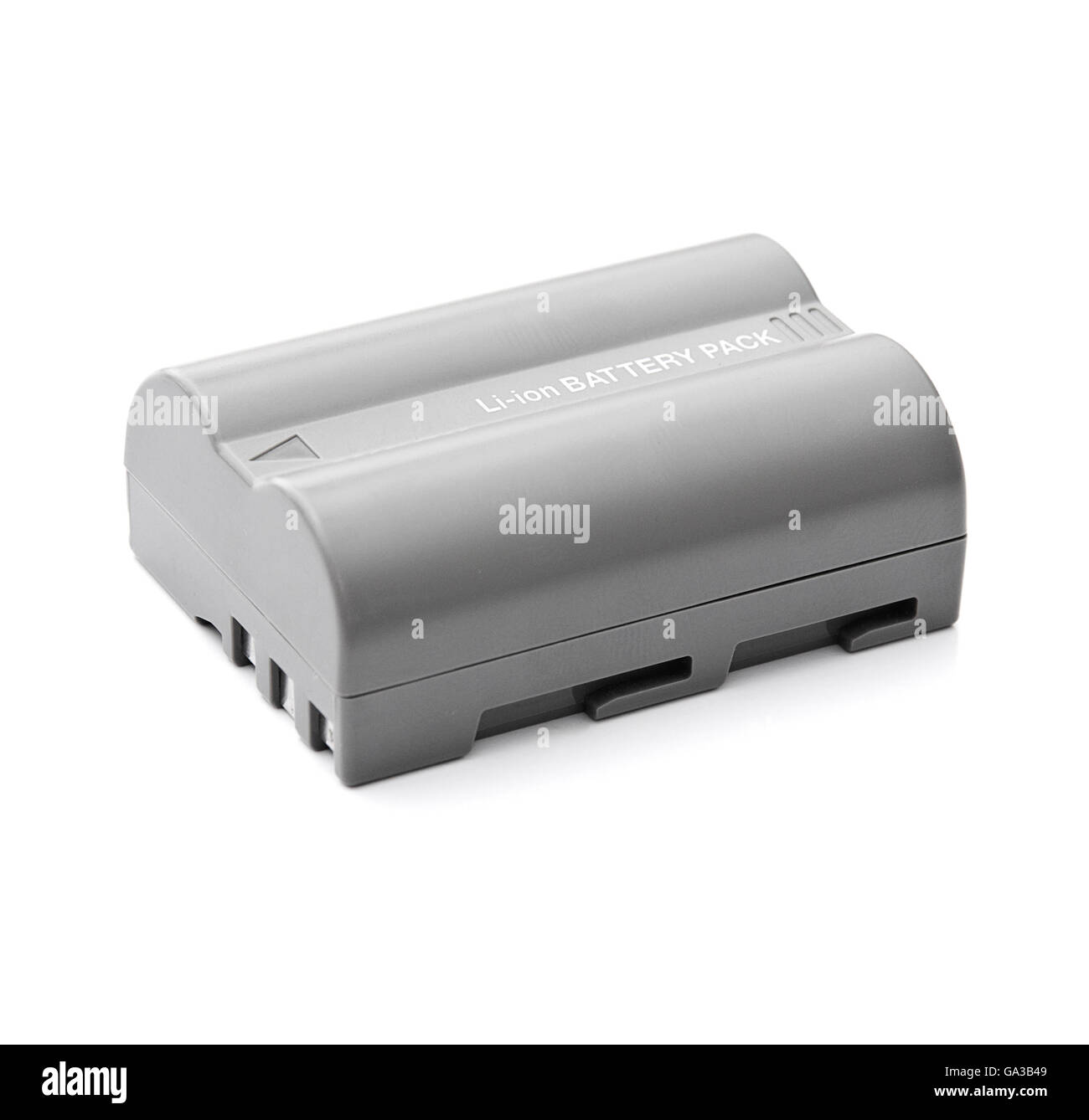 DSLR Camera Battery Isolated on White Background Stock Photo - Alamy