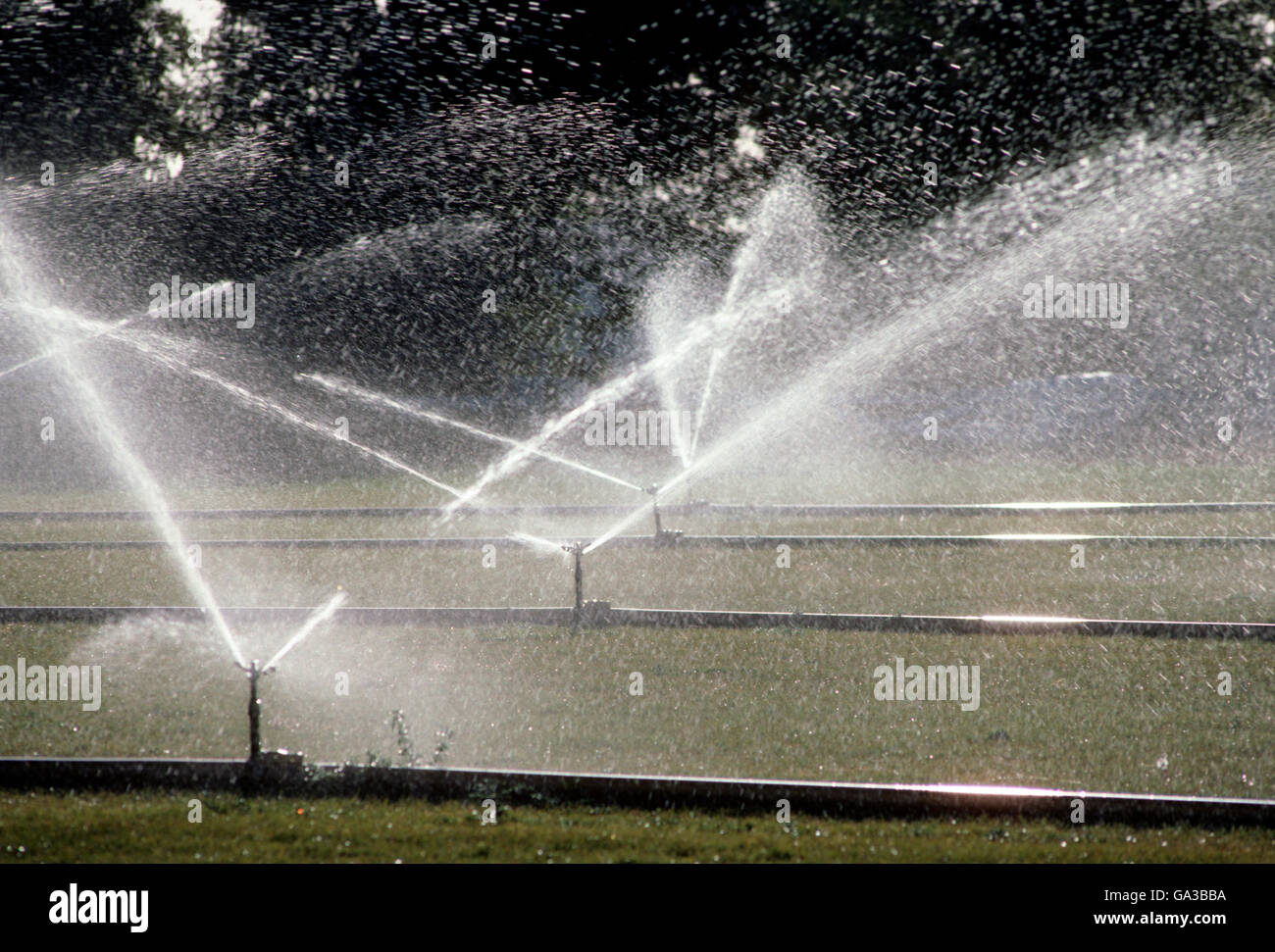 Spray sprinklers hi-res stock photography and images - Alamy