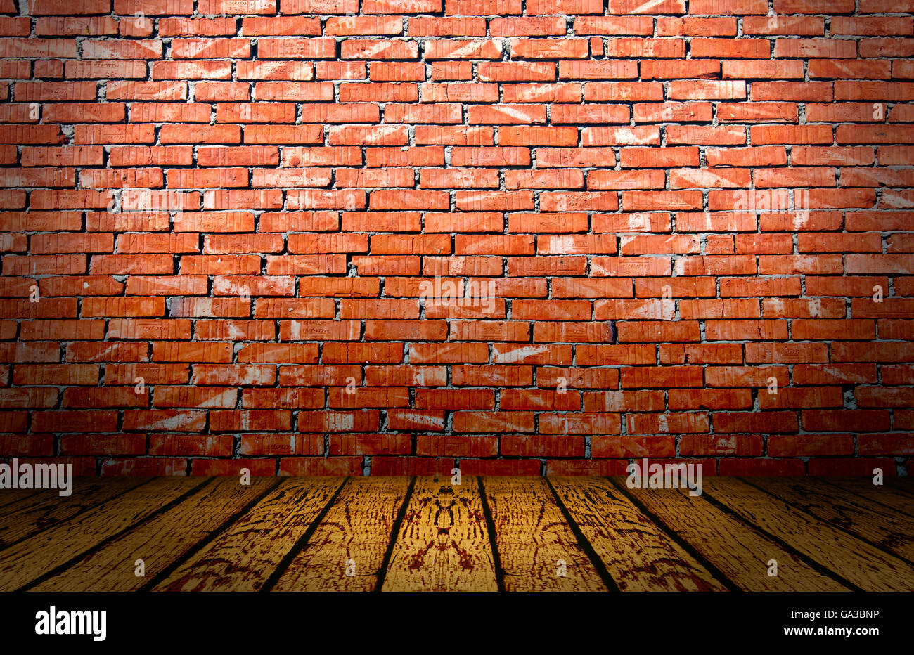 Abstract Red Bricks Wall Stage Stock Photo - Alamy