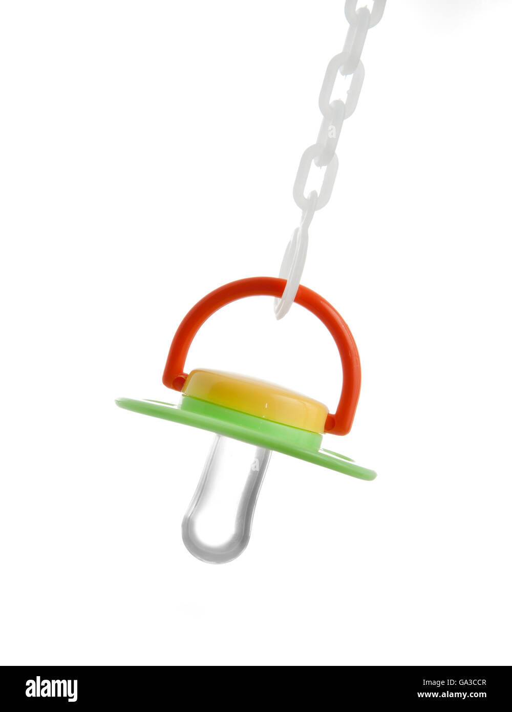 A Baby Pacifier Isolated on White Background Stock Photo - Alamy