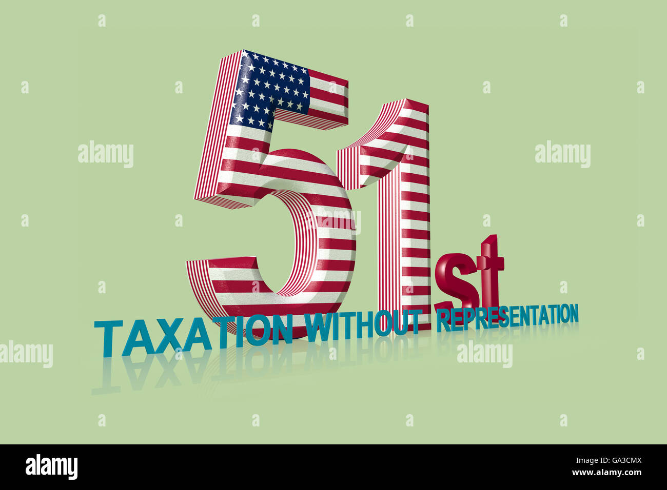 The 51st State - Washington D.C Stock Photo - Alamy