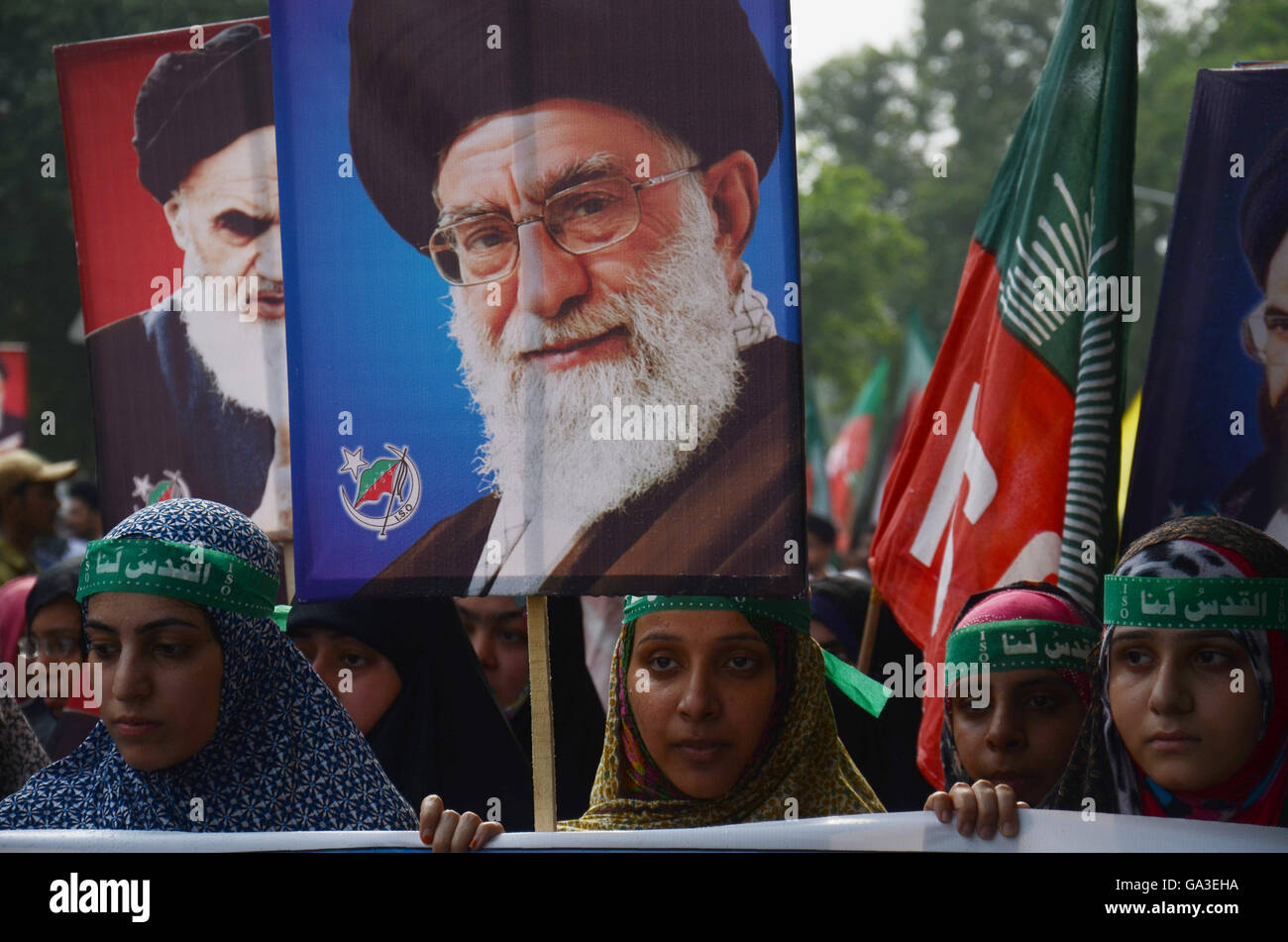 Lahore, Pakistan. 01st July, 2016. Pakistani Shiite Muslims from ...