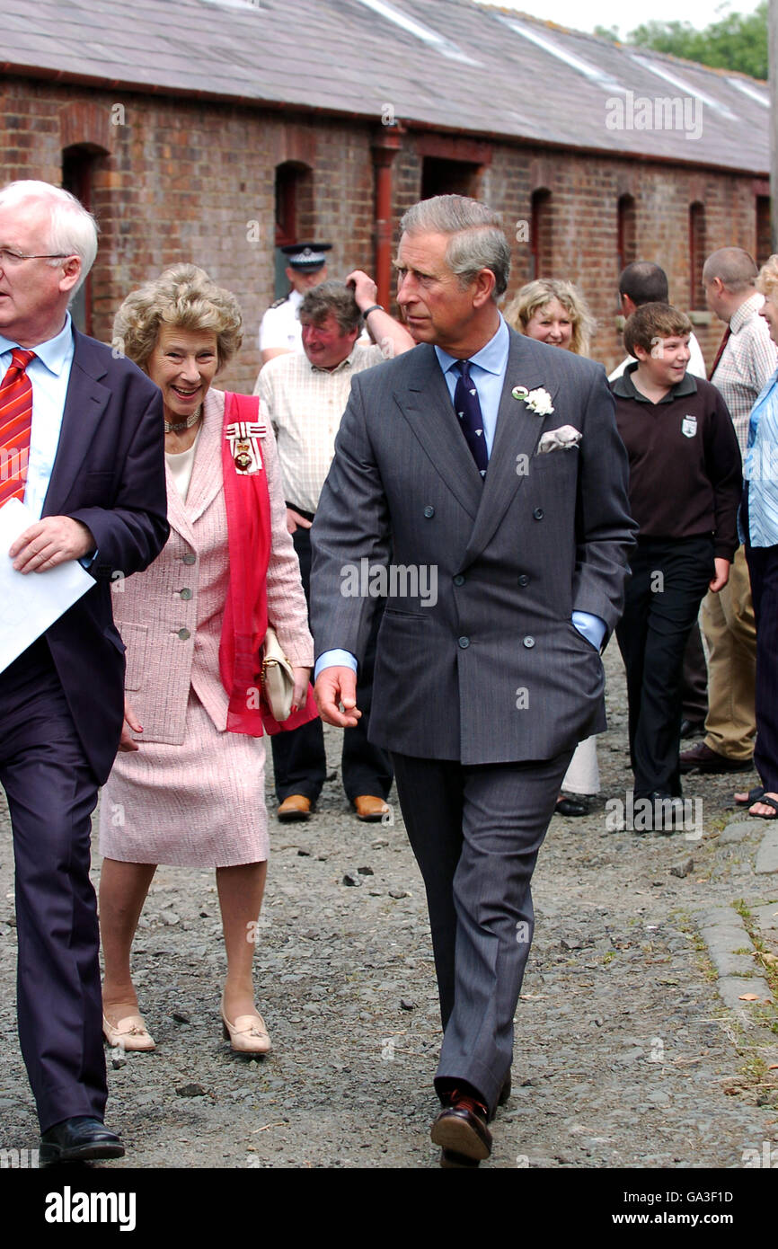The Prince of Wales visits Leighton Farm in Welshpool Stock Photo - Alamy