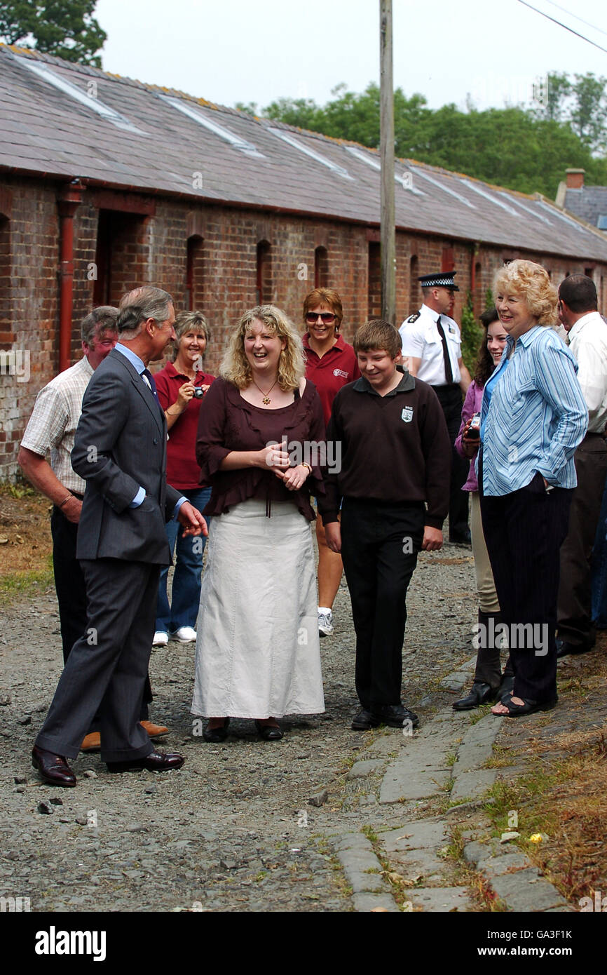 The Prince of Wales visits Leighton Farm in Welshpool Stock Photo - Alamy