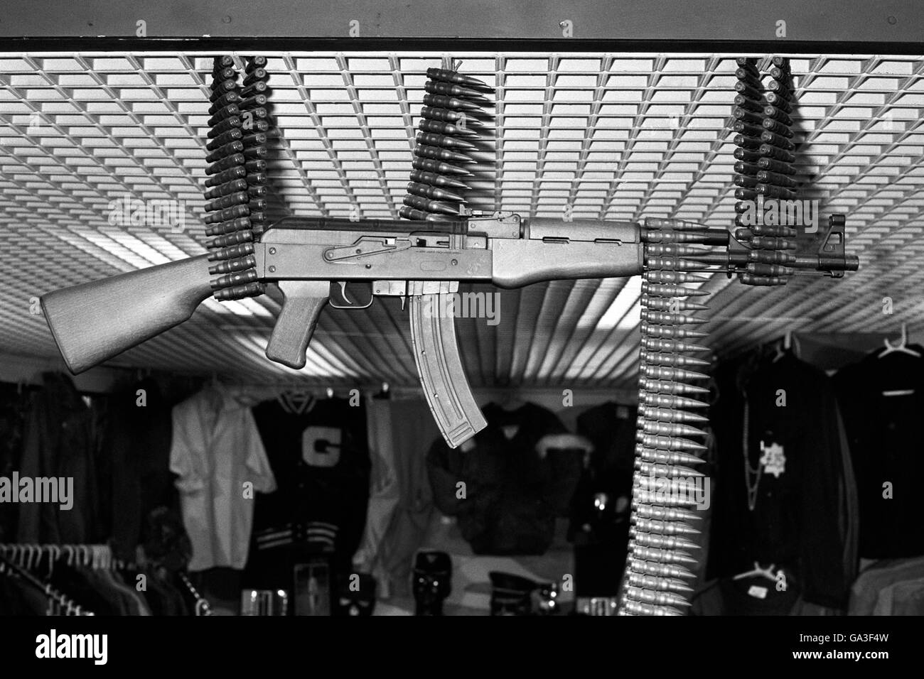 A Kalashnikov semi automatic rifle similar to one of the weapons used ...