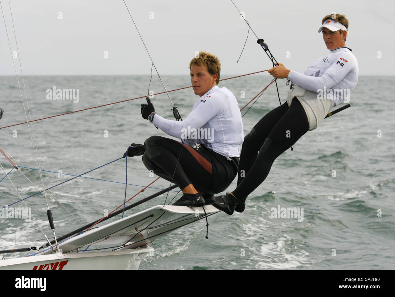 Preparation ISAF World Sailing Championships - Portugal Stock Photo - Alamy