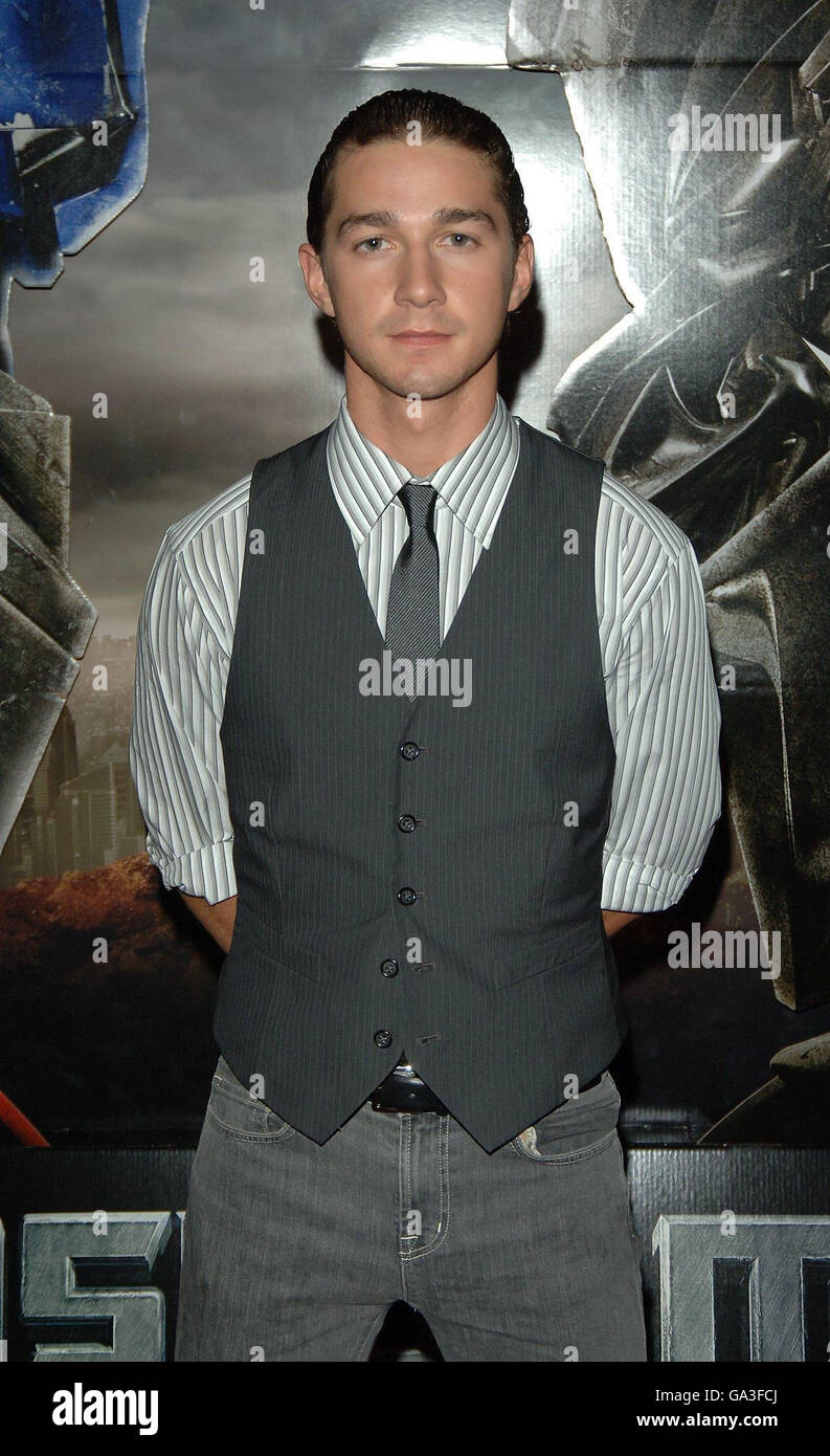 Special Advance Screening of Transformers - London Stock Photo - Alamy