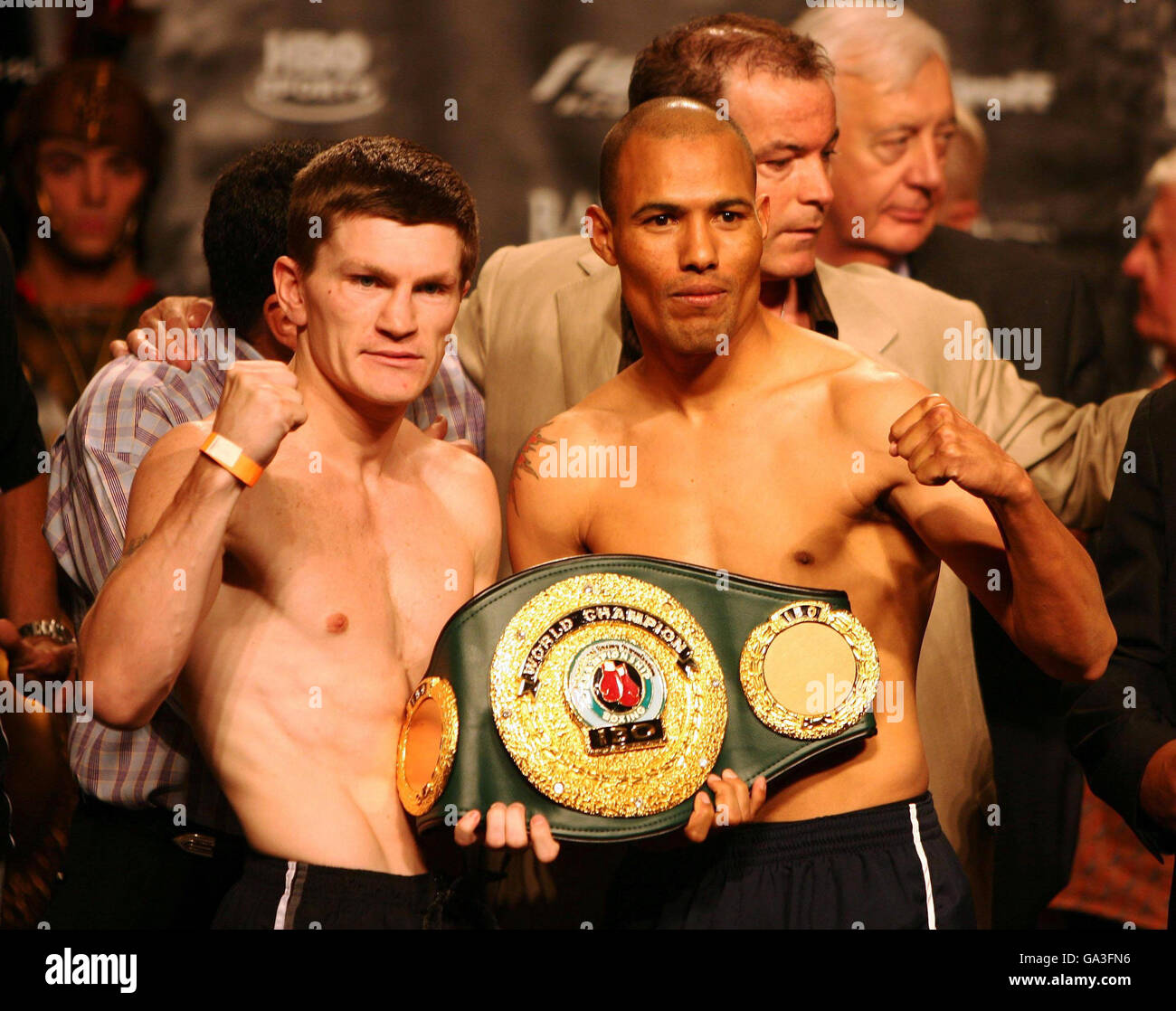 Boxing - Ricky Hatton and Jose Luis Castillo weigh-in - Las Vegas Stock ...