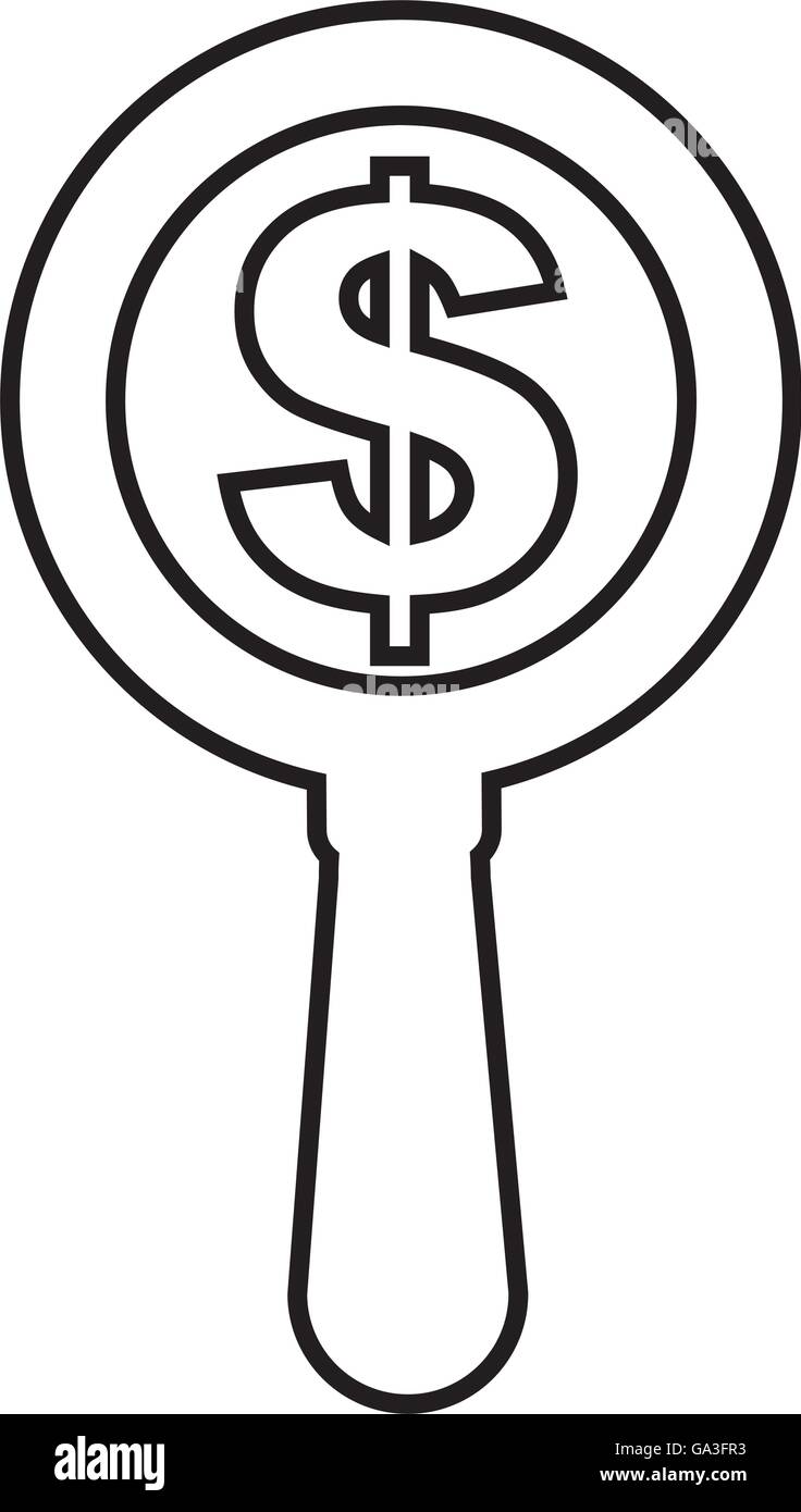 Find money concept search Black and White Stock Photos & Images - Alamy