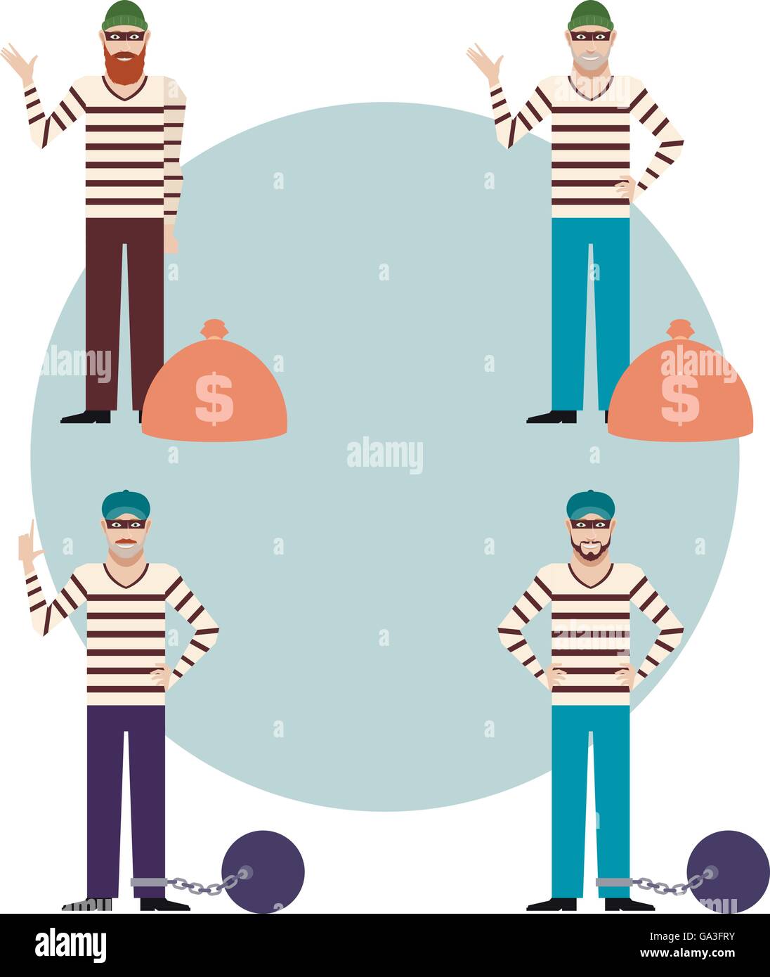 Set of Thieves2 Stock Vector Image & Art - Alamy