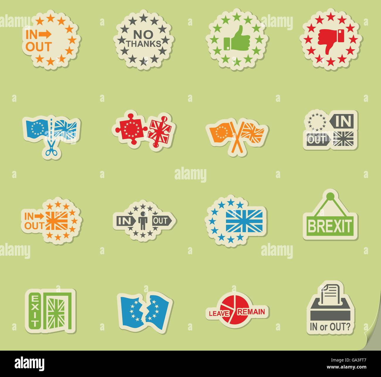 Britain leave vote Stock Vector Images - Alamy