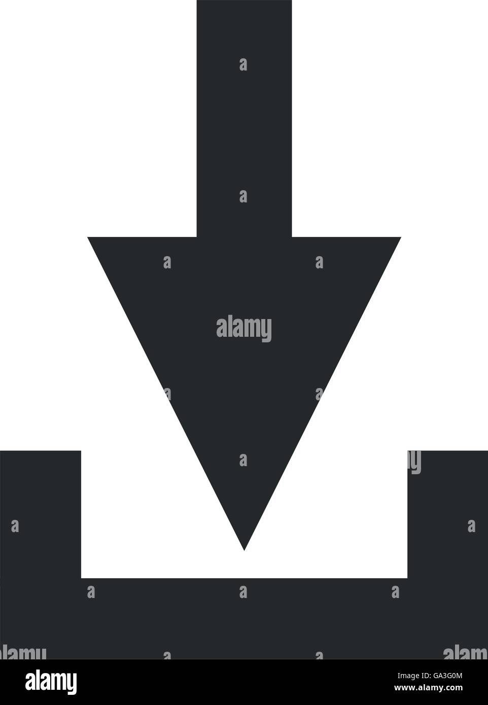 download arrow icon Stock Vector Image & Art - Alamy