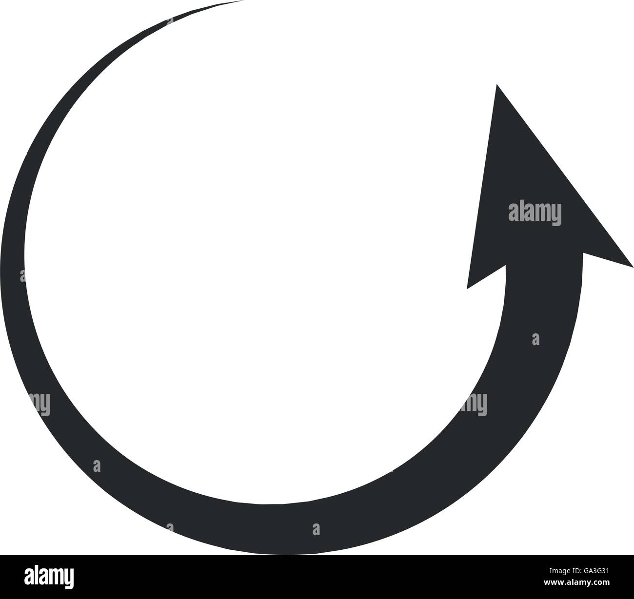 circular arrow icon Stock Vector Image & Art - Alamy