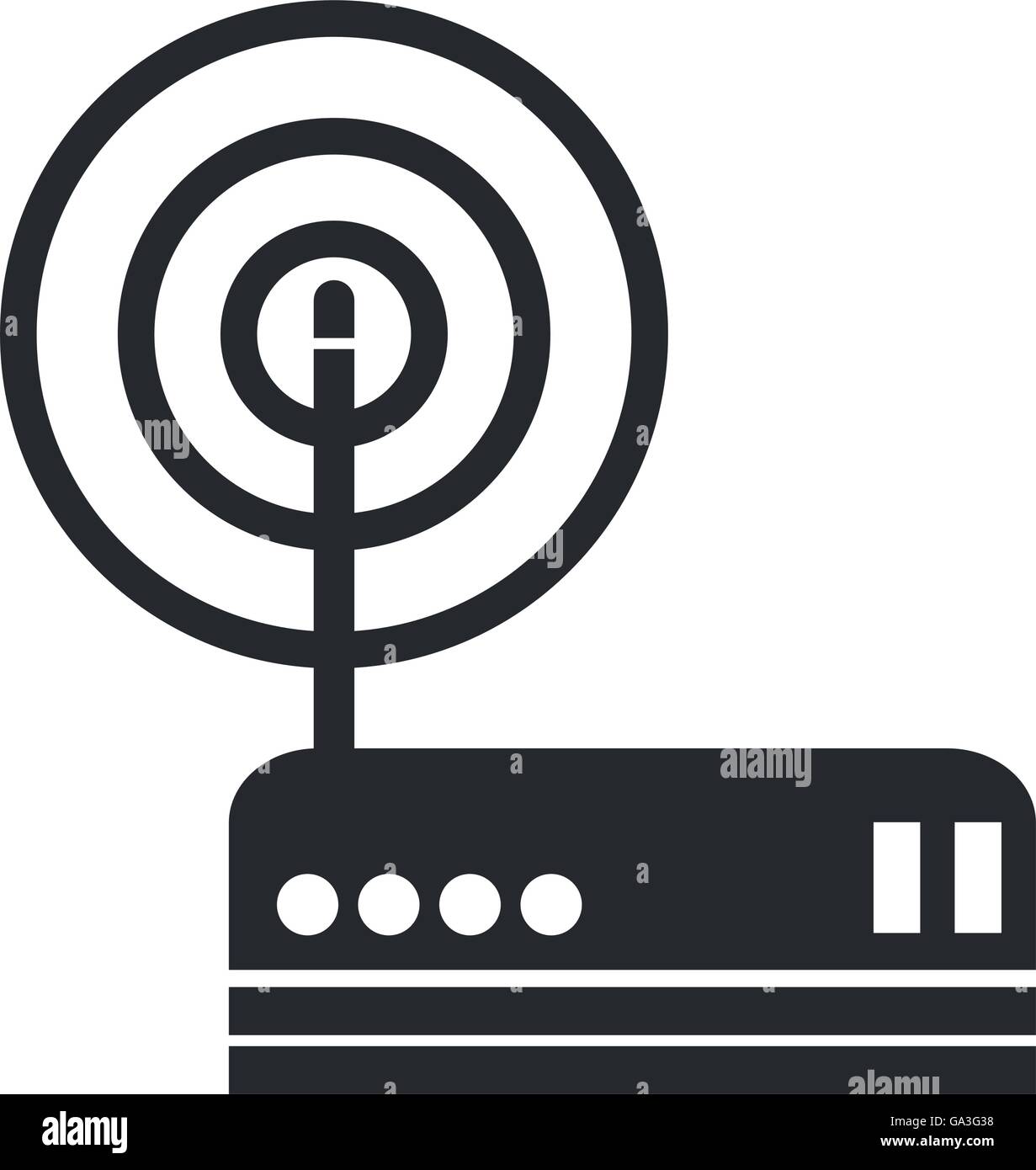 wi-fi router modem icon Stock Vector Image & Art - Alamy