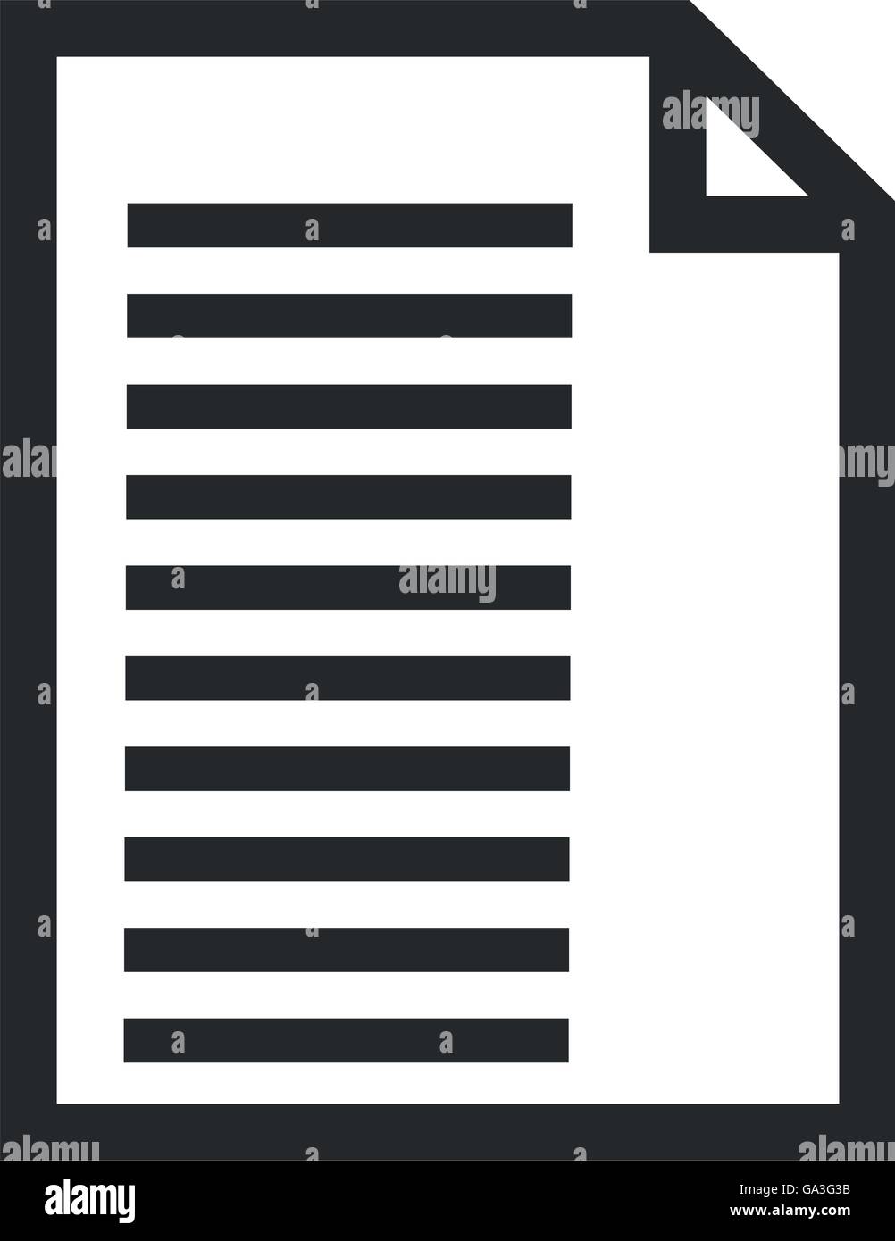 lined paper document Stock Vector Image & Art - Alamy