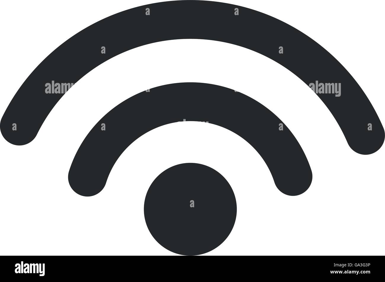 simple wifi icon Stock Vector Image & Art - Alamy