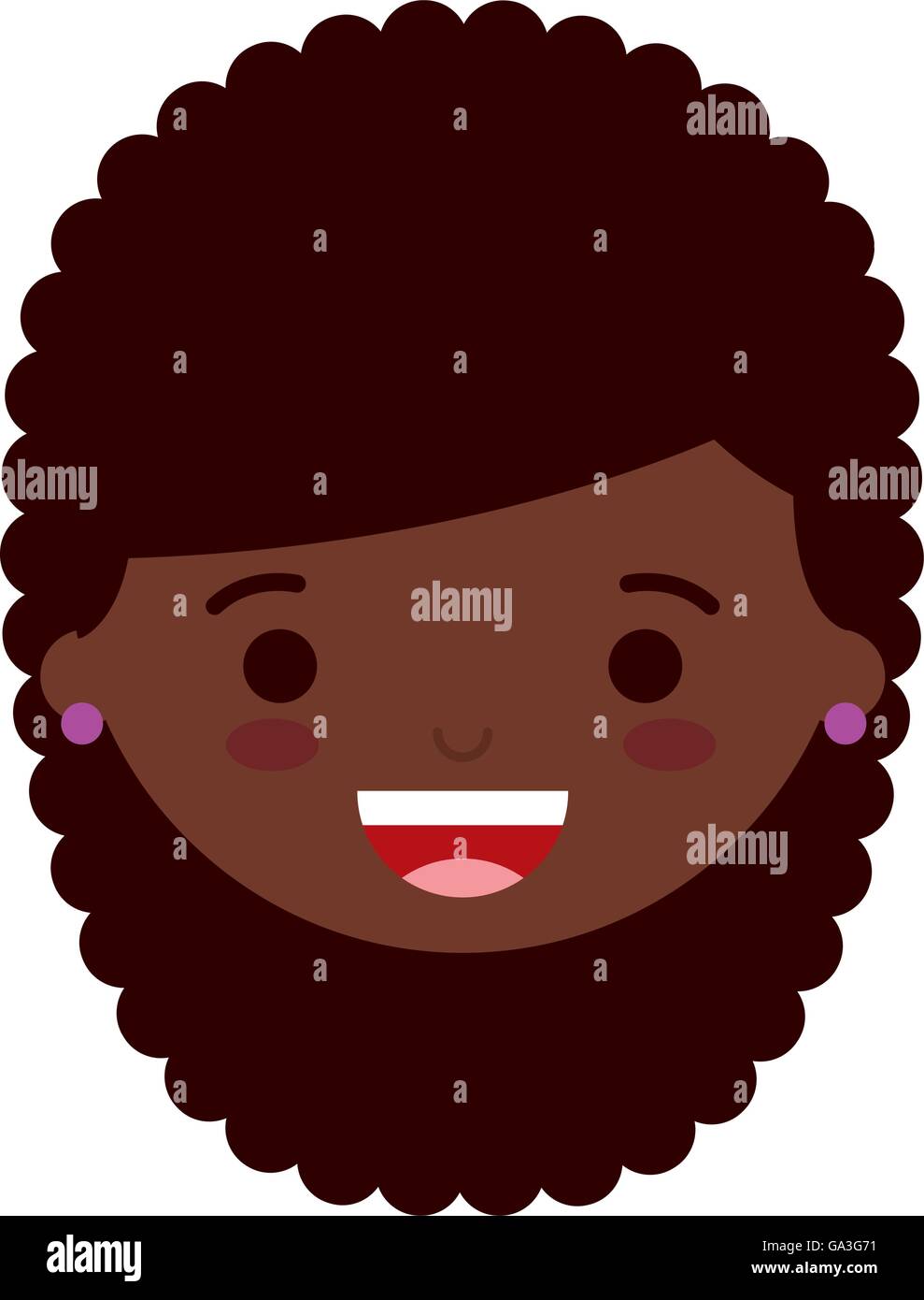 face little girl isolated icon design Stock Vector Image & Art - Alamy