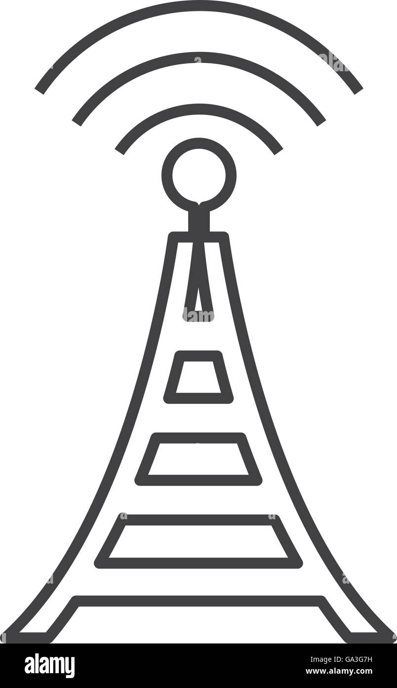 communications antenna icon Stock Vector Image & Art - Alamy