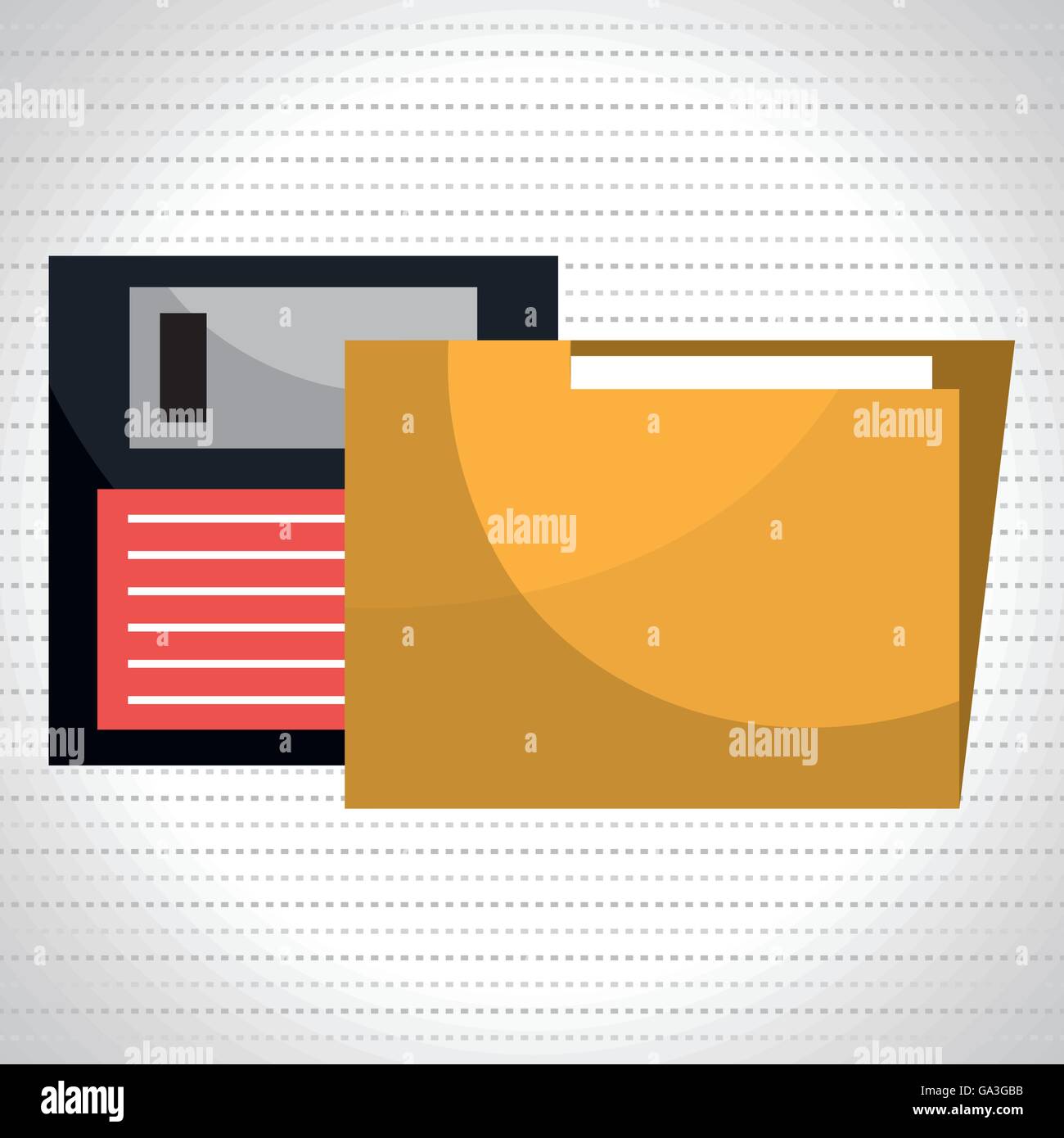 floppy disk with folder isolated icon design Stock Vector Image & Art - Alamy