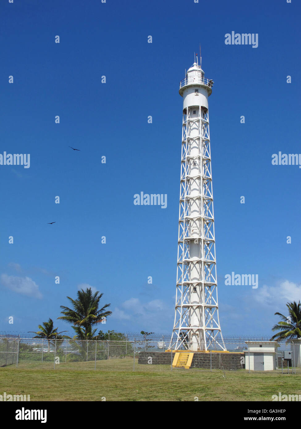 Lighthouse built by Eiffel in the Panama Canal area Stock Photo - Alamy