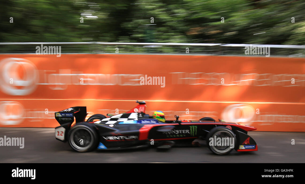 Team Venturi's Mike Conway during round nine of the FIA Formula E ...