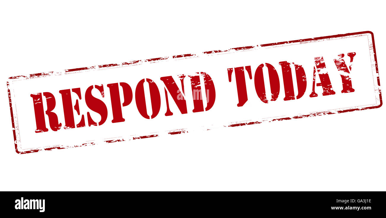 Response stamp hi-res stock photography and images - Alamy