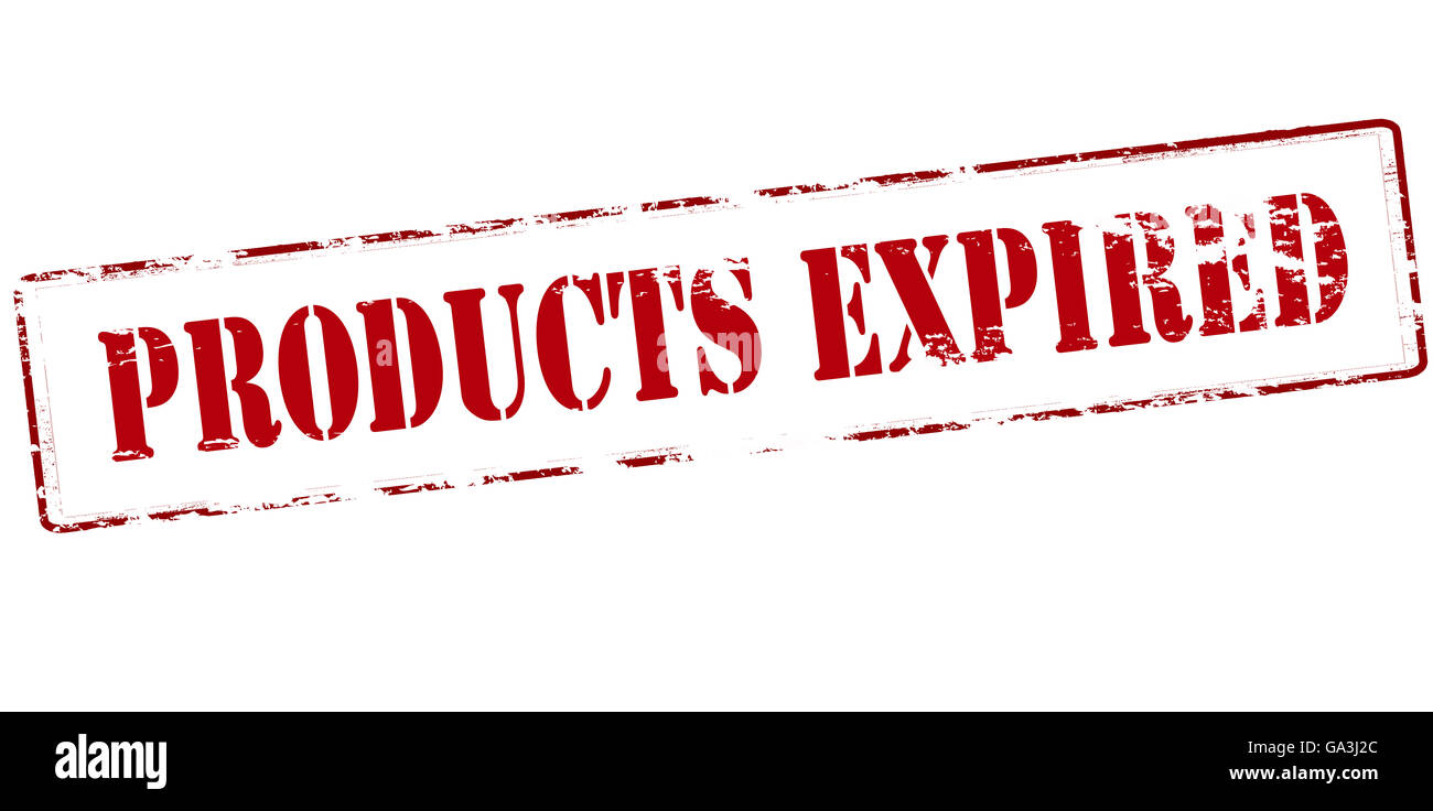 Rubber stamp with text products expired inside, vector illustration ...