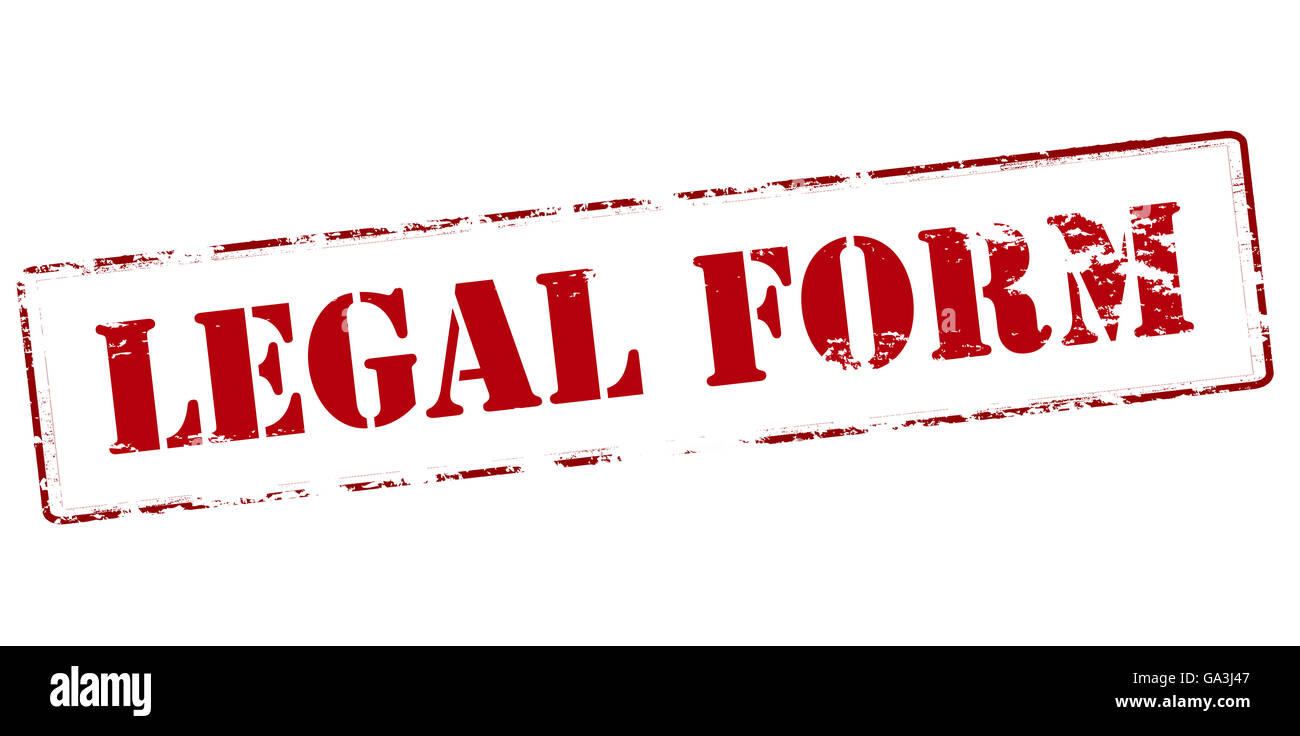 Rubber stamp with text legal form inside, vector illustration Stock ...