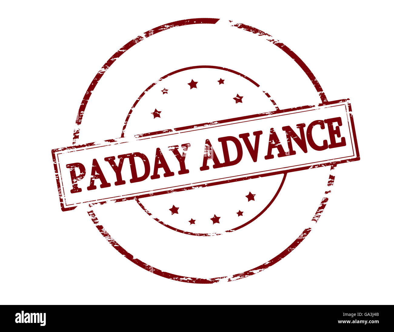 Rubber stamp with text payday advance inside, vector illustration Stock ...