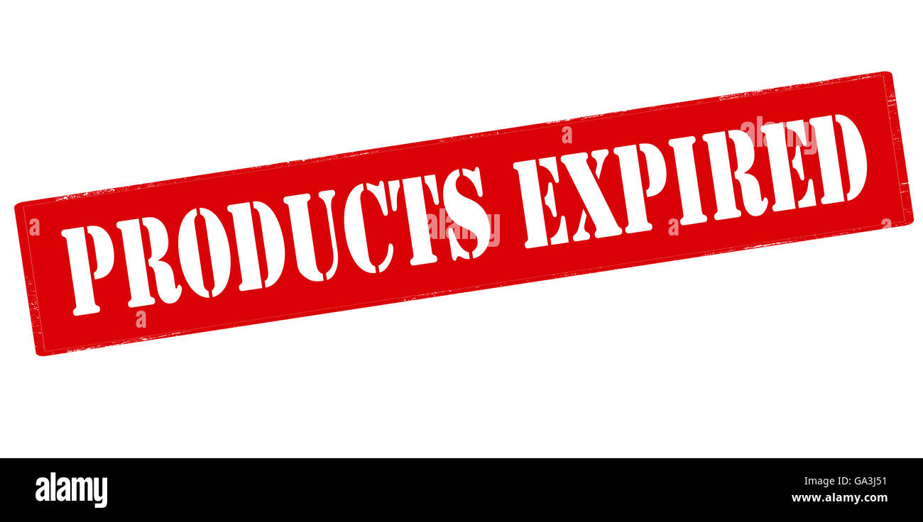 Rubber stamp with text products expired inside, vector illustration ...