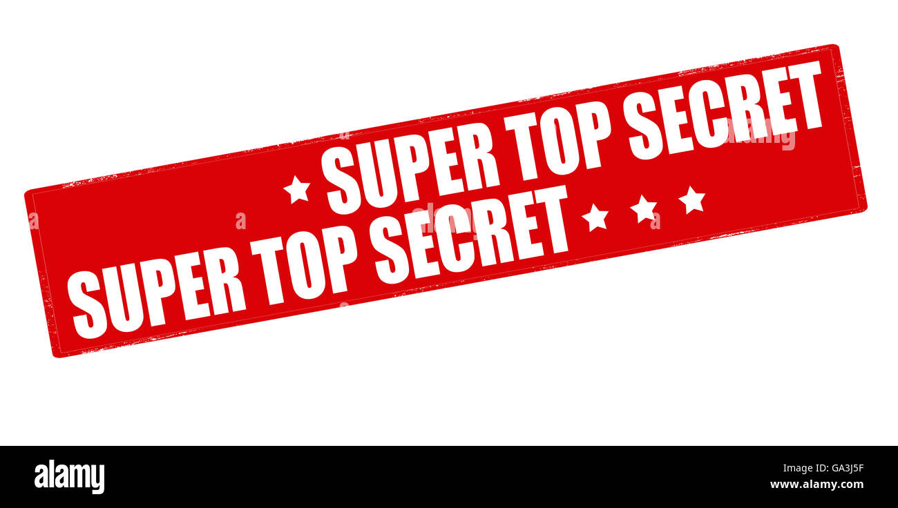 Rubber stamp with text super top secret inside, vector illustration ...