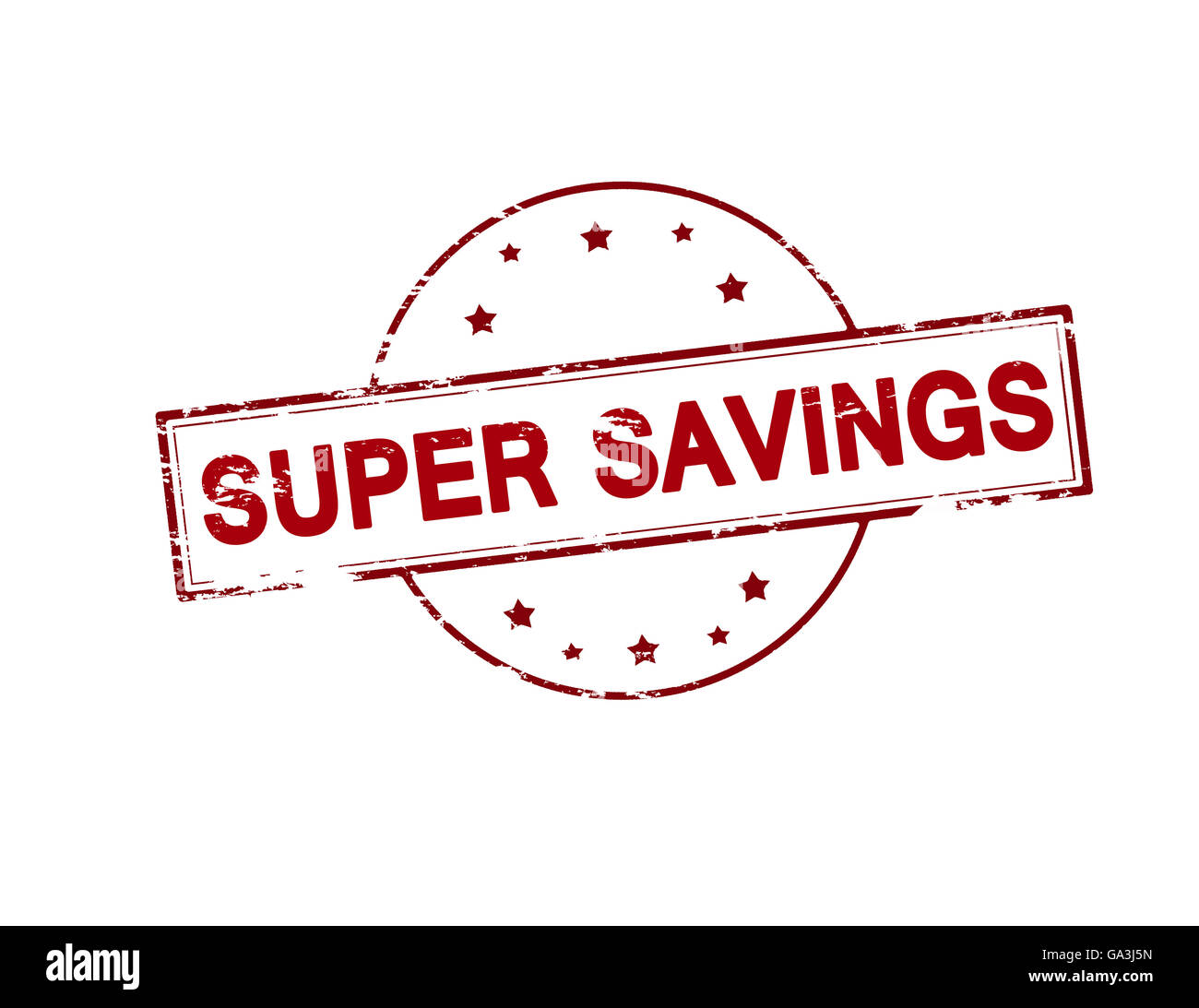 Rubber stamp with text super savings inside, vector illustration Stock ...
