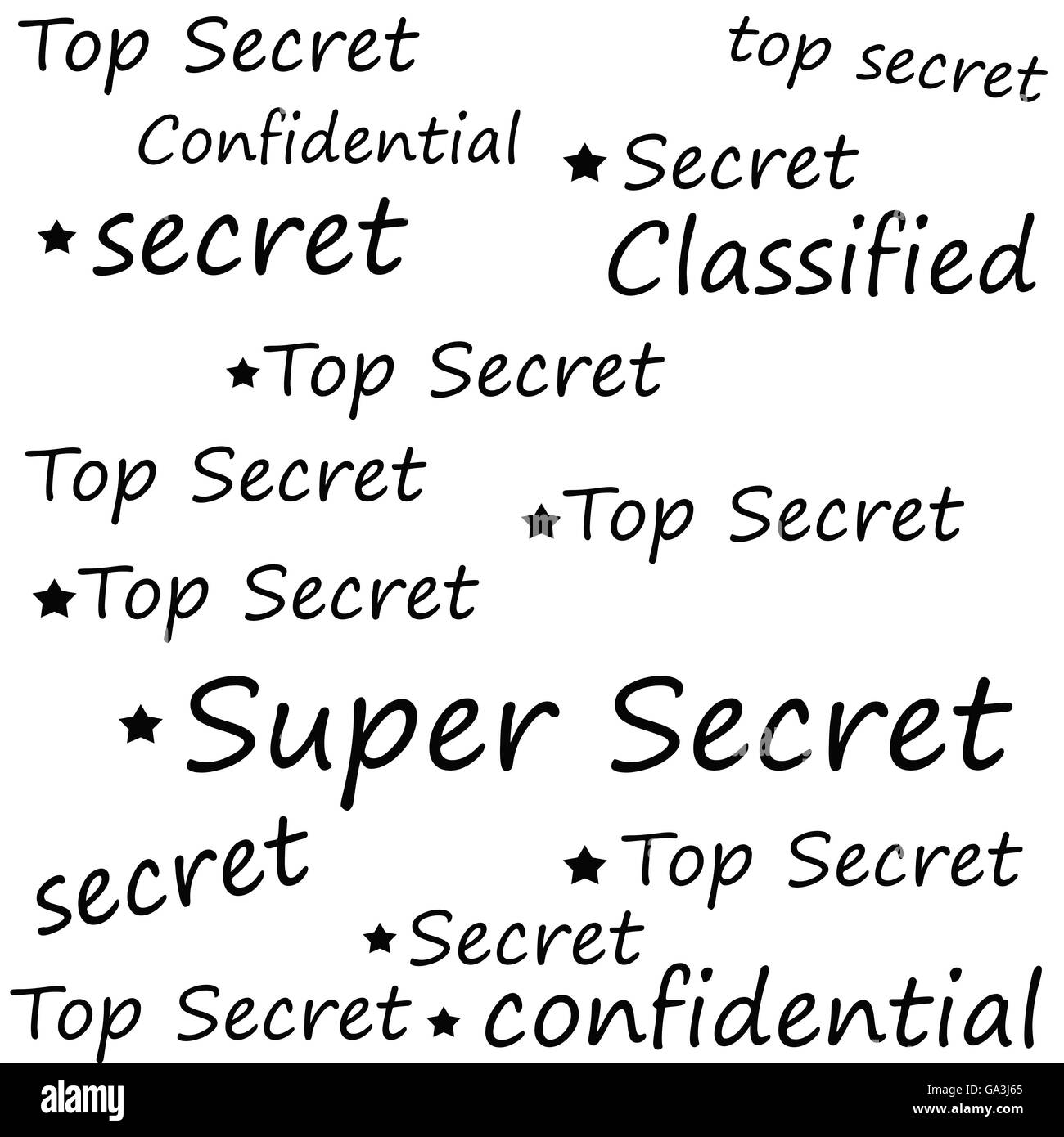 Stamp with different text inside, vector illustration Stock Photo - Alamy