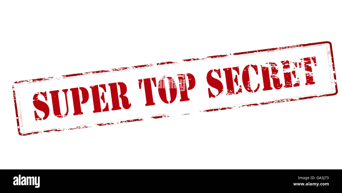 Rubber stamp with text super top secret inside, vector illustration ...