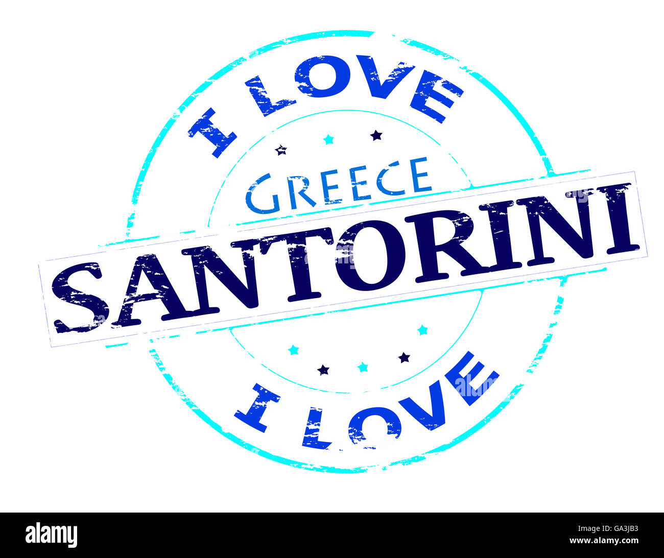 Santorini sign Cut Out Stock Images & Pictures - Alamy