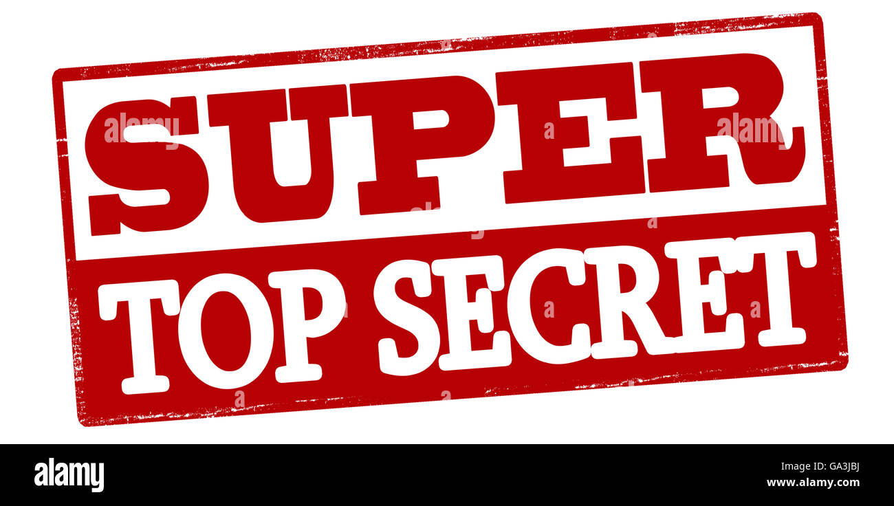 Rubber stamp with text super top secret inside, vector illustration ...